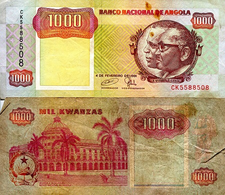 RWM | Angola Kwanzas and Escudos Banknotes