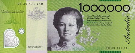 RWM | Australia 1,000,000 Dollars UNC pick #: NP - Fun Note