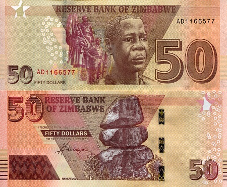 RWM | Zimbabwe Dollars Banknotes