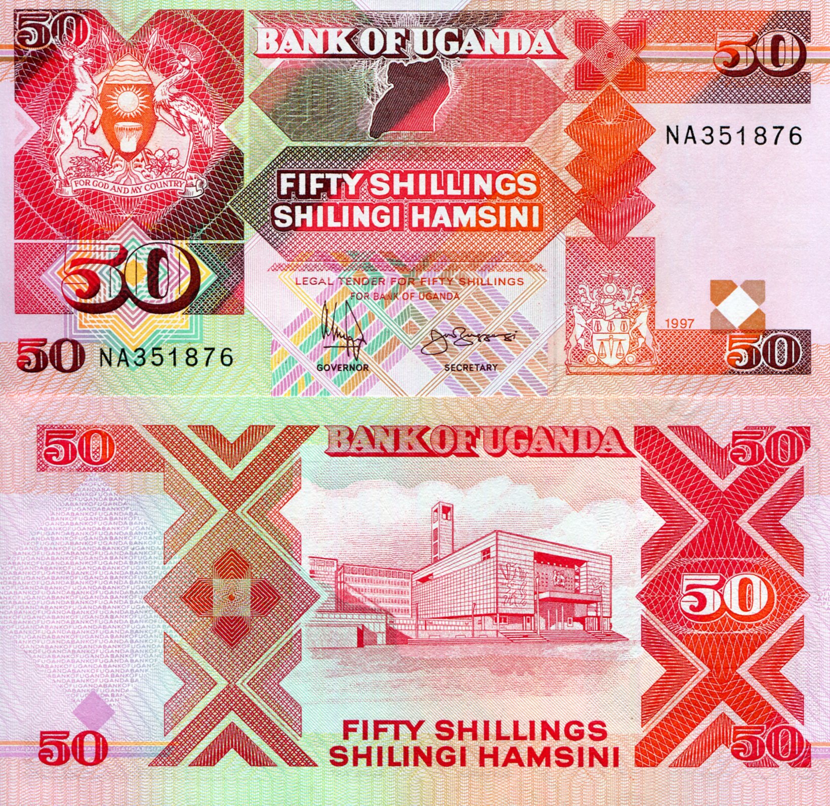 RWM | Uganda 50 Shillings UNC pick #: 30f